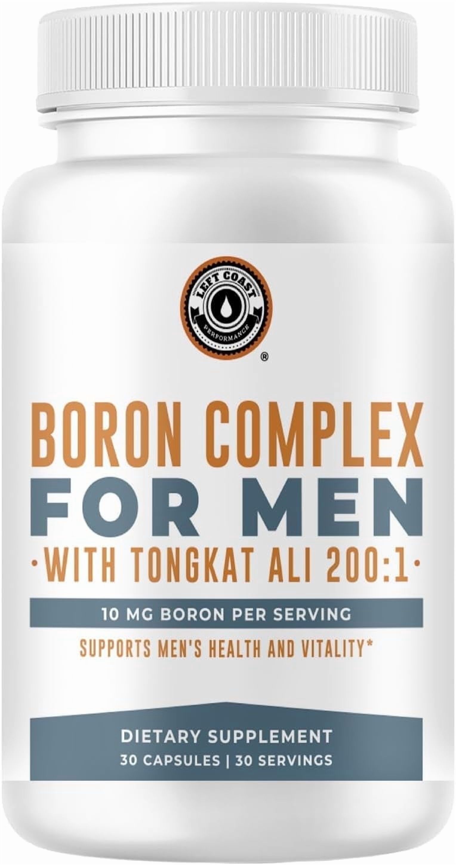 Boron Supplement For Men With Tongkat Ali - Vitamin D3, Zinc Picolinate ...