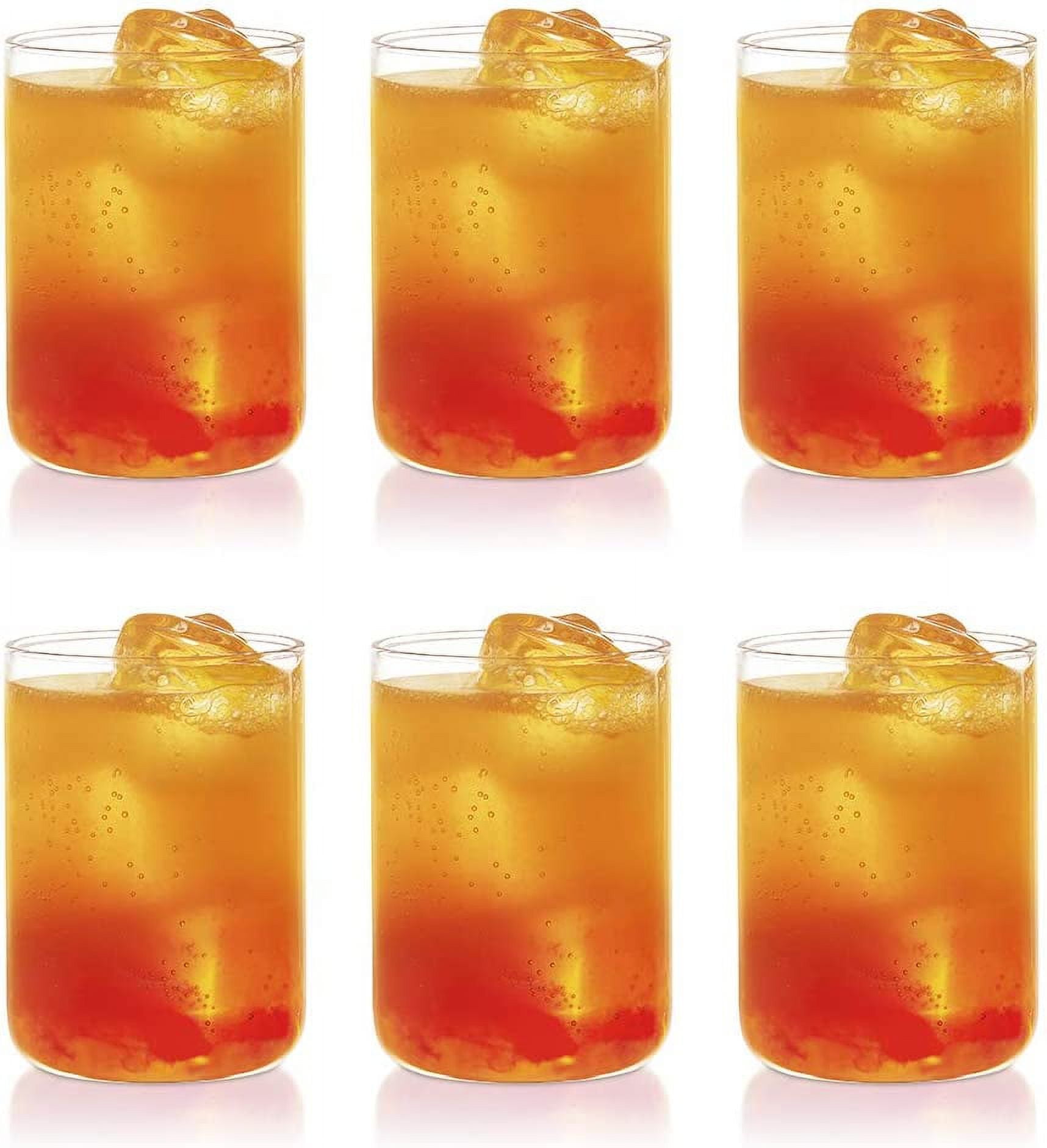 Borosil Drinking Glasses 10 Oz (295 ML) Set of 6, Everyday Glassware ...