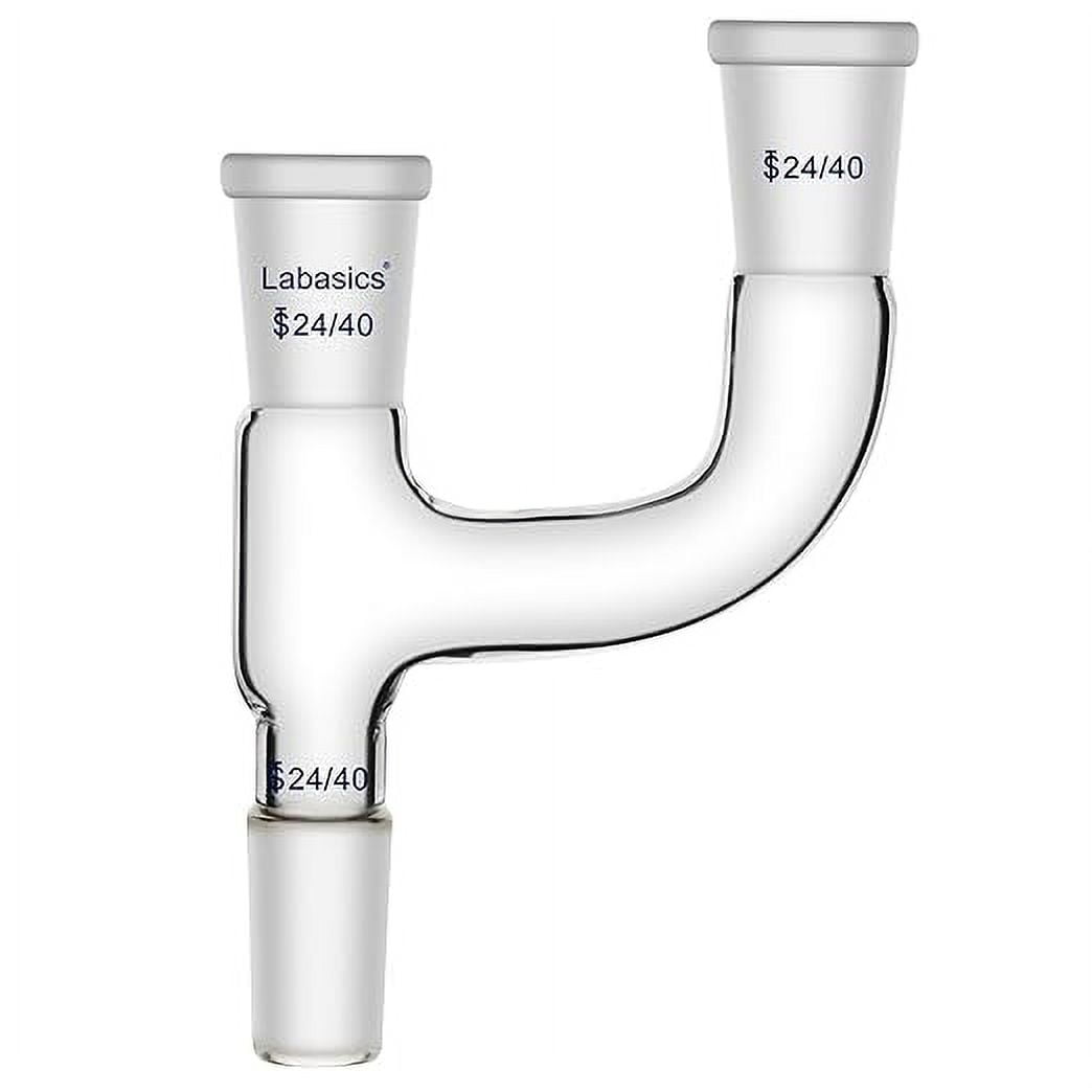Borosilicate Glass Distillation Adapter, 3 Way Claisen Distilling ...
