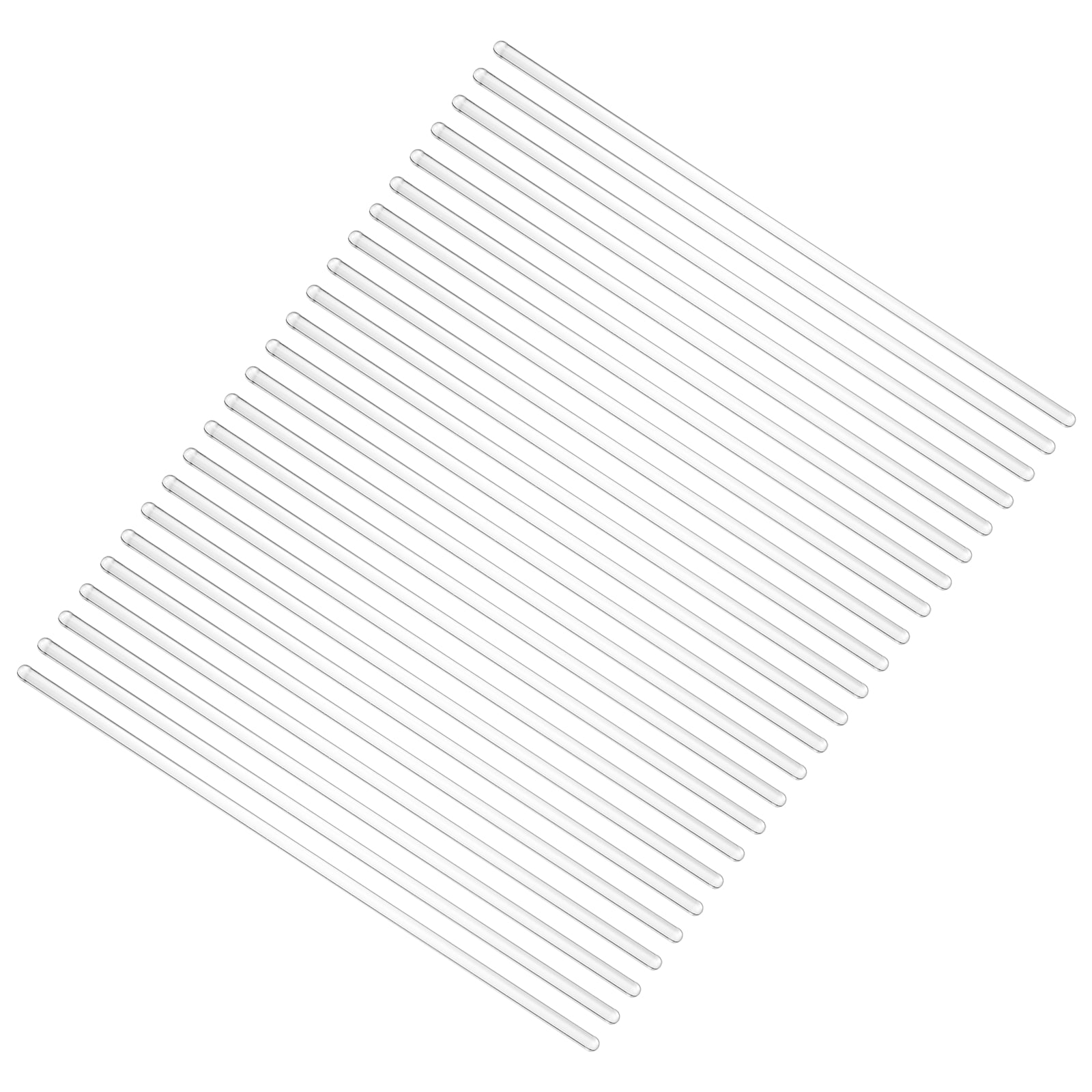 Borosilicate Glass Stick, 11.81inch 7mm Diameter Glass Stirring Rod ...