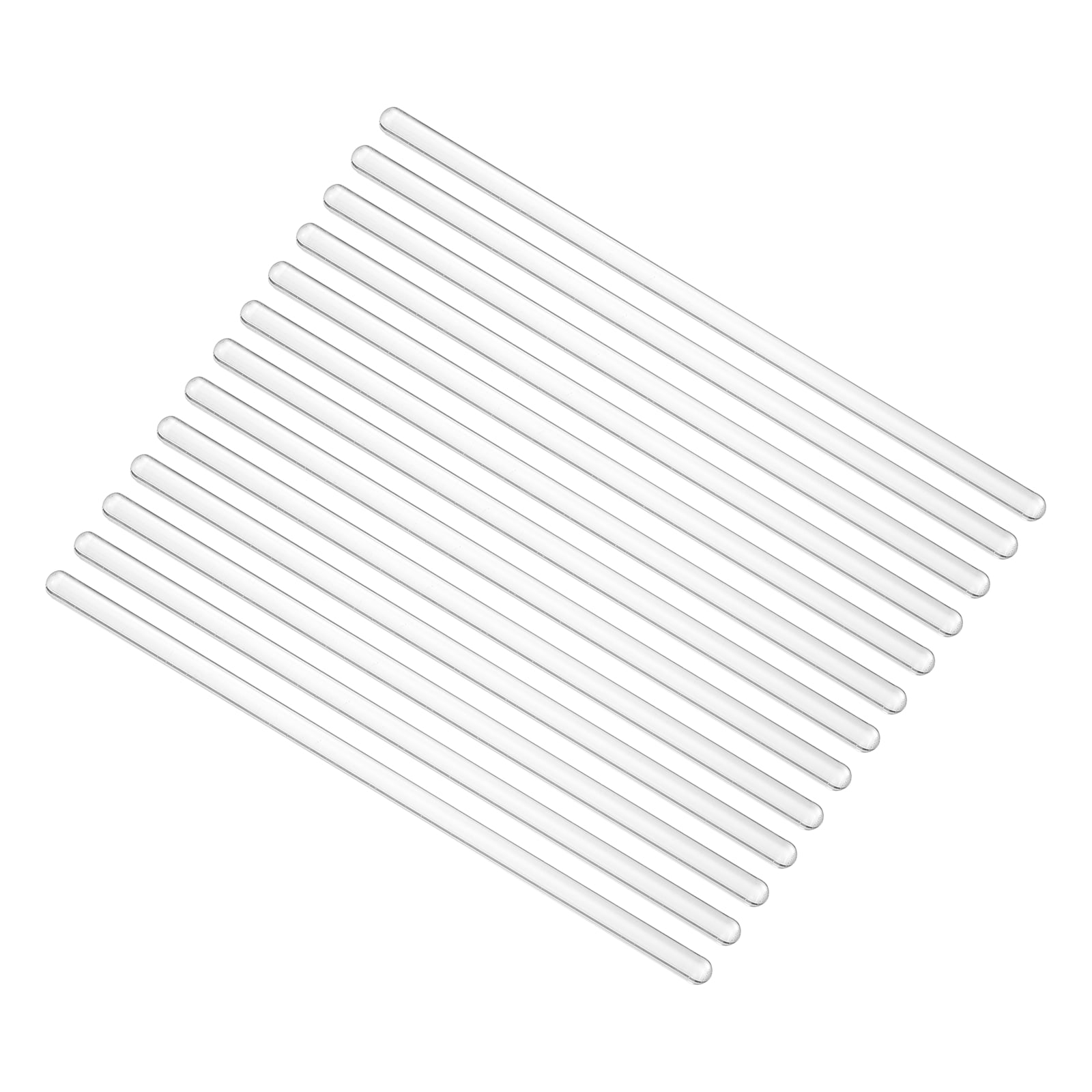 Borosilicate Glass Stick, 7.87inch 7mm Diameter Glass Stirring Rod ...