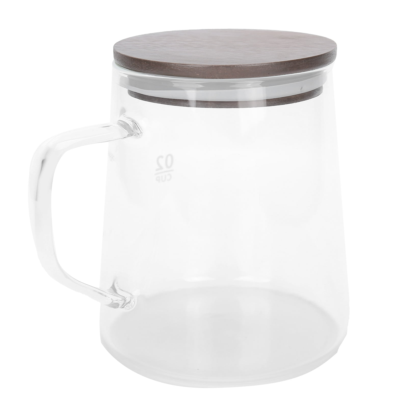 Borosilicate Glass Water Pot, Round, Smooth Design, Heat,Insulating ...