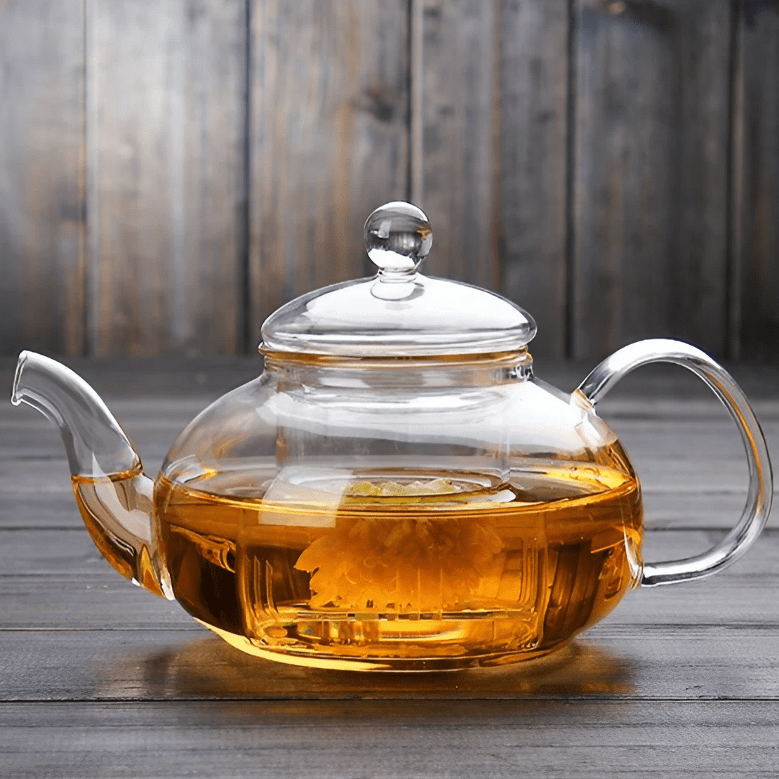 Borosilicate Temperature Resistant Glass Teapot (1000ml) - Walmart.com