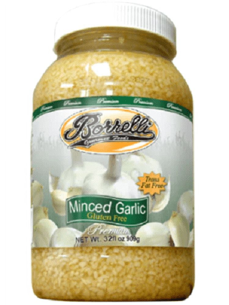 Borrelli Gourmet Foods Minced Garlic, 32 fl. oz. (909g) Jar - Walmart.com