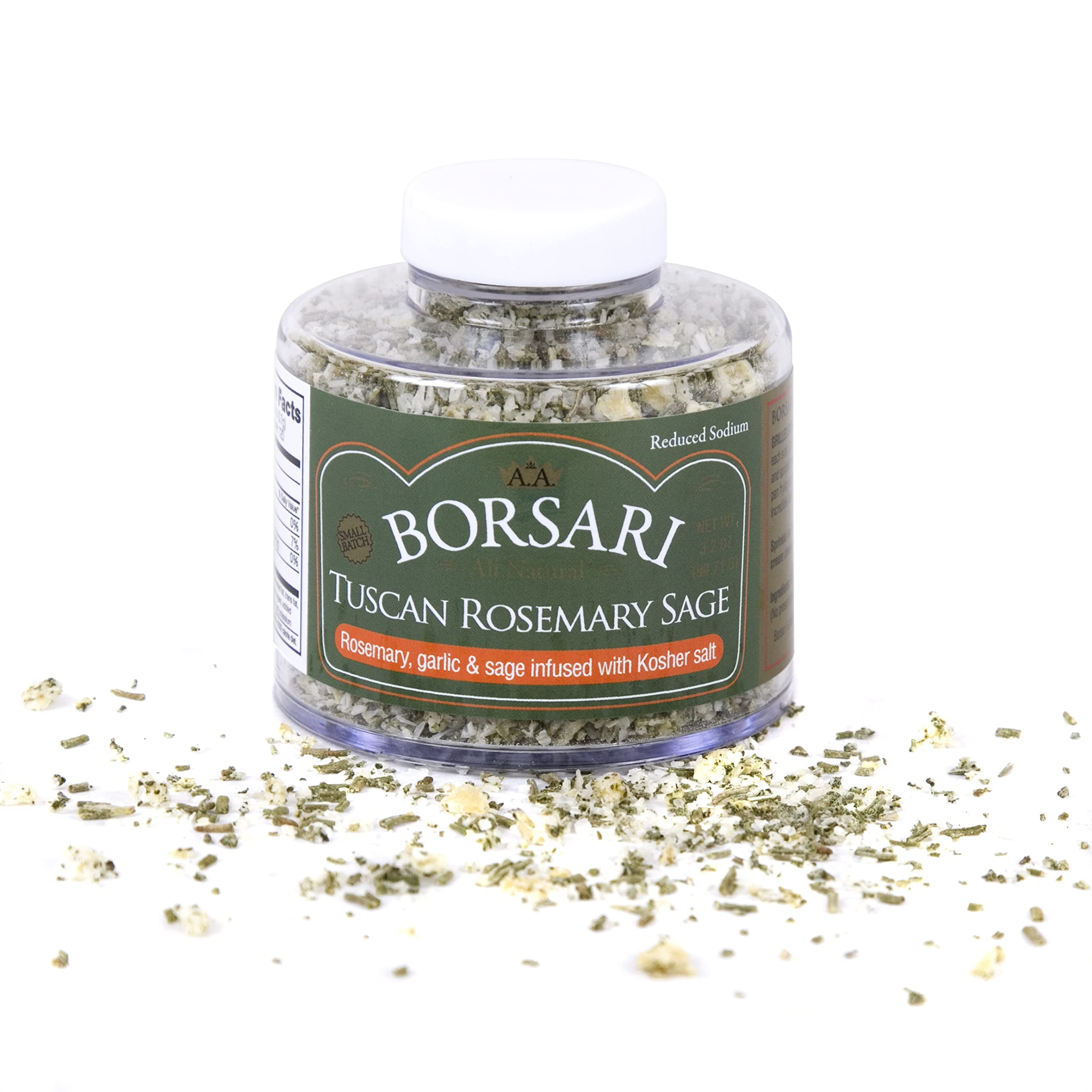 Borsari New Tuscan Rosemary Sage HYZ01 Seasoned Salt Blend - Gourmet ...