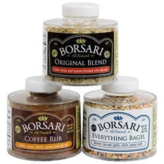 Borsari Seasoned Salt Gift Set - All Purpose Original Coffee Rub and ...