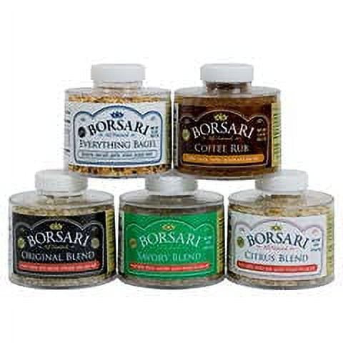 Borsari Seasoned Salt Gift Set - Original, Savory, Citrus, Coffee ...
