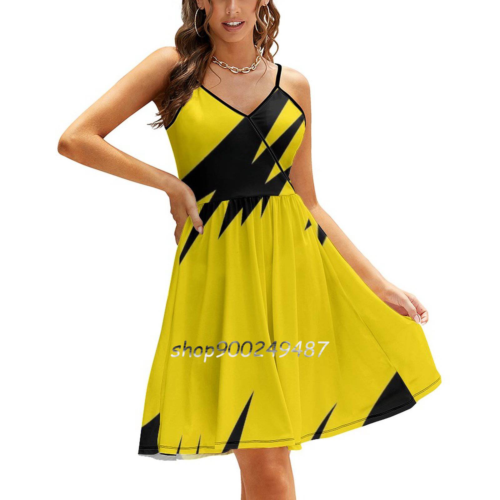 Borussia Sweetheart Knot Flared Dress Fashion Design Large Size Loose ...