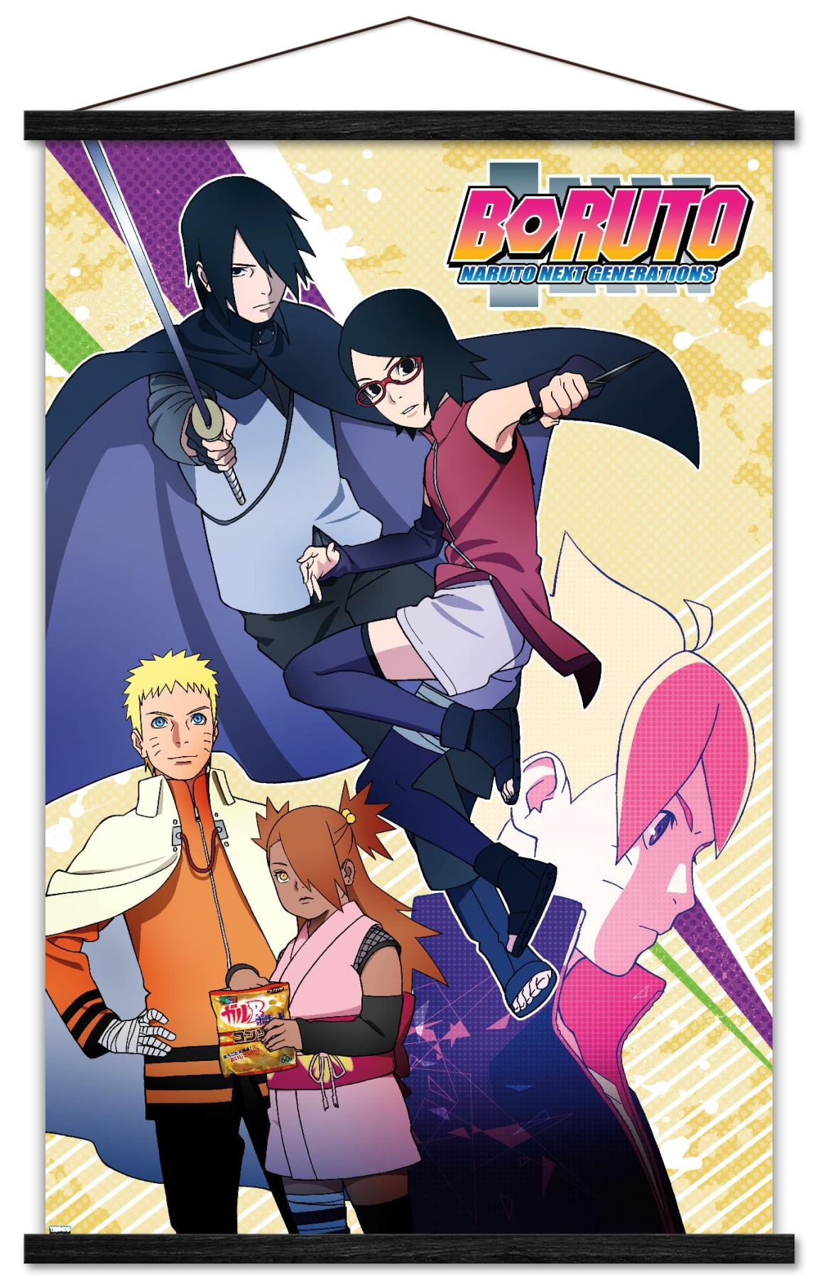 Boruto: Naruto Next Generations - Group Wall Poster with Magnetic Frame ...
