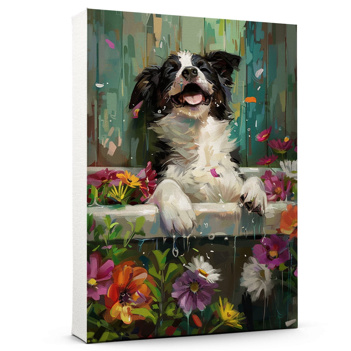Borzoi Dog Bathroom Poster Print Farmhouse Bathroom Animals Wall Decor ...