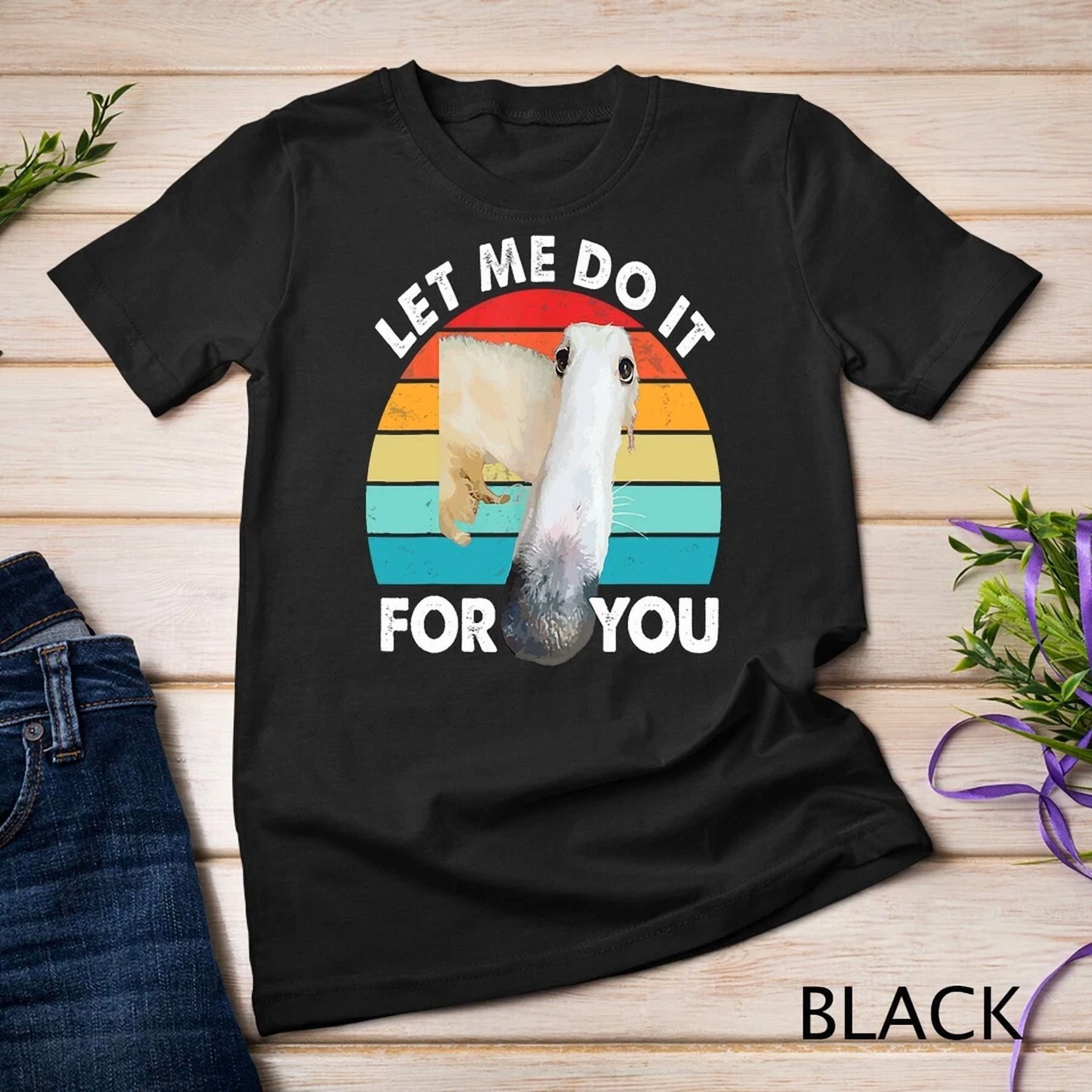 Borzoi Long Nose Dog Meme Let Me Do It For You Animal Graphic Tee,for ...