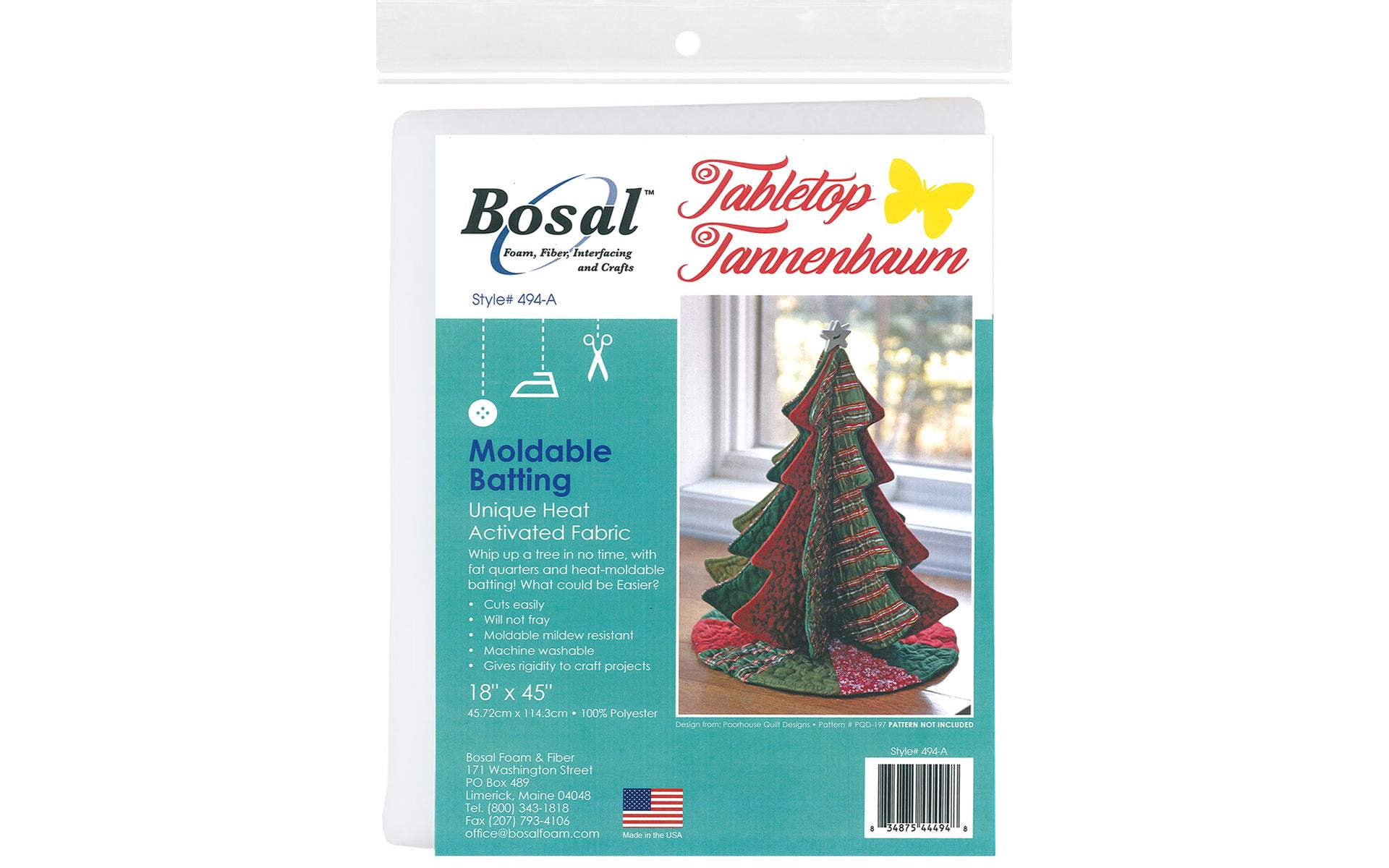 Bosal Batting Heat Moldable Tabletop Tannenbaum - Walmart.com