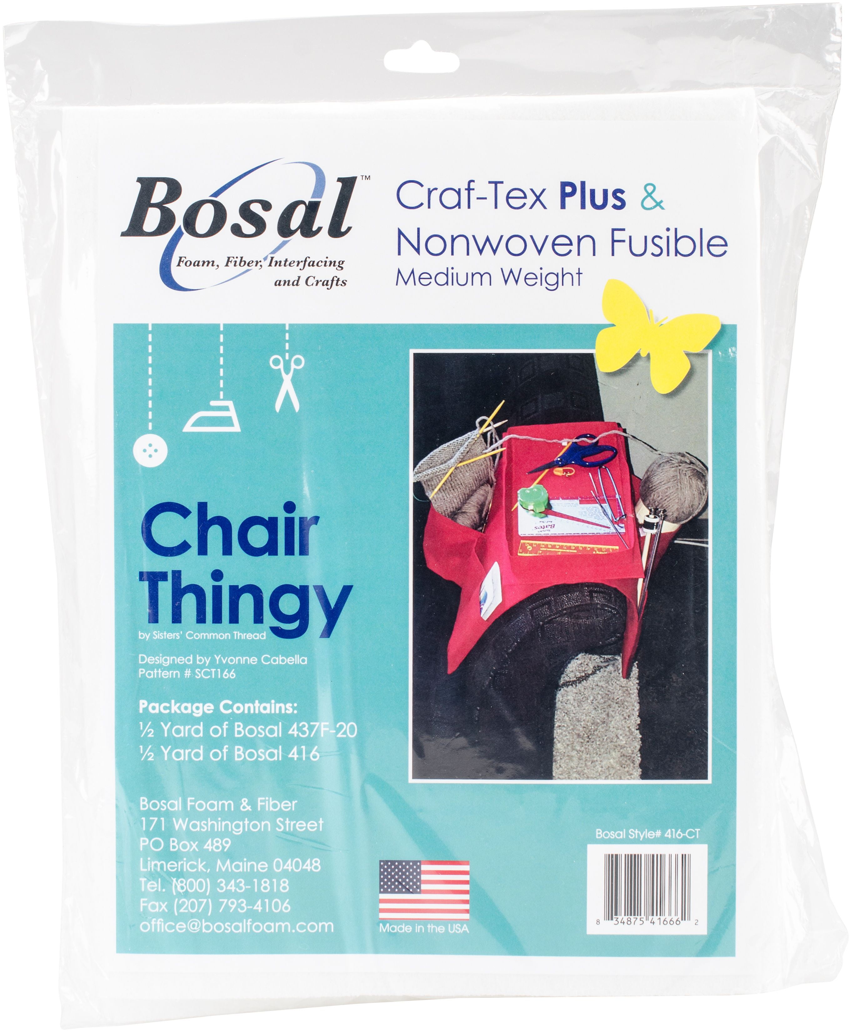 Bosal Craf-Tex Plus & Nonwoven Fusible Medium Weight-Chair Thingy ...