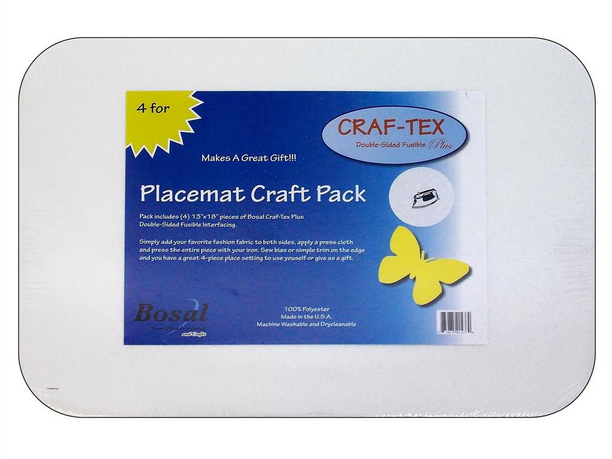 Bosal Craf Tex Plus Placemat 18x13 4pc - Walmart.com