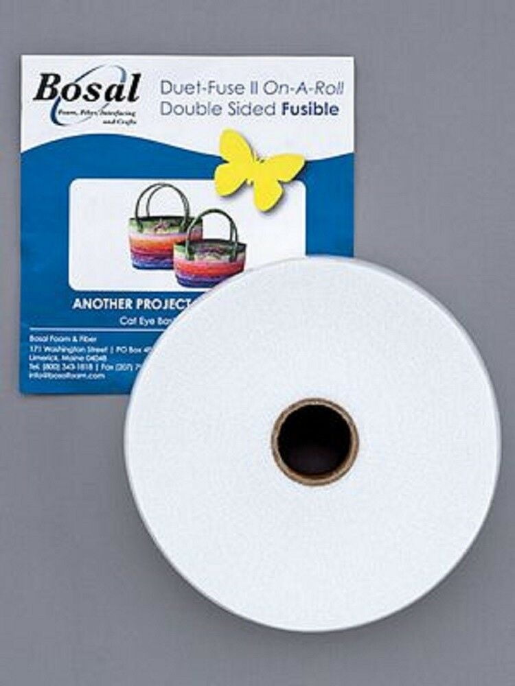 Bosal Duet-Fuse II Double Sided Fusible Batting 2 1/4" x 20 yds ...