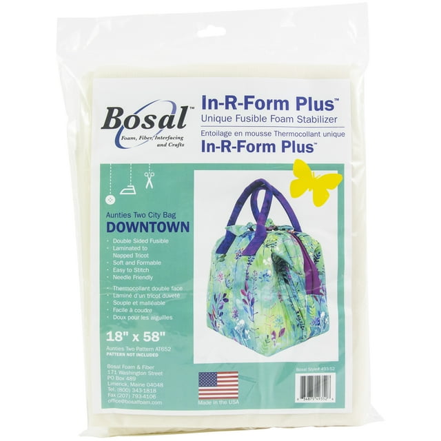 Bosal In-R-Form Plus Unique Fusible Foam Stabilizer-Downtown 18"X58 ...