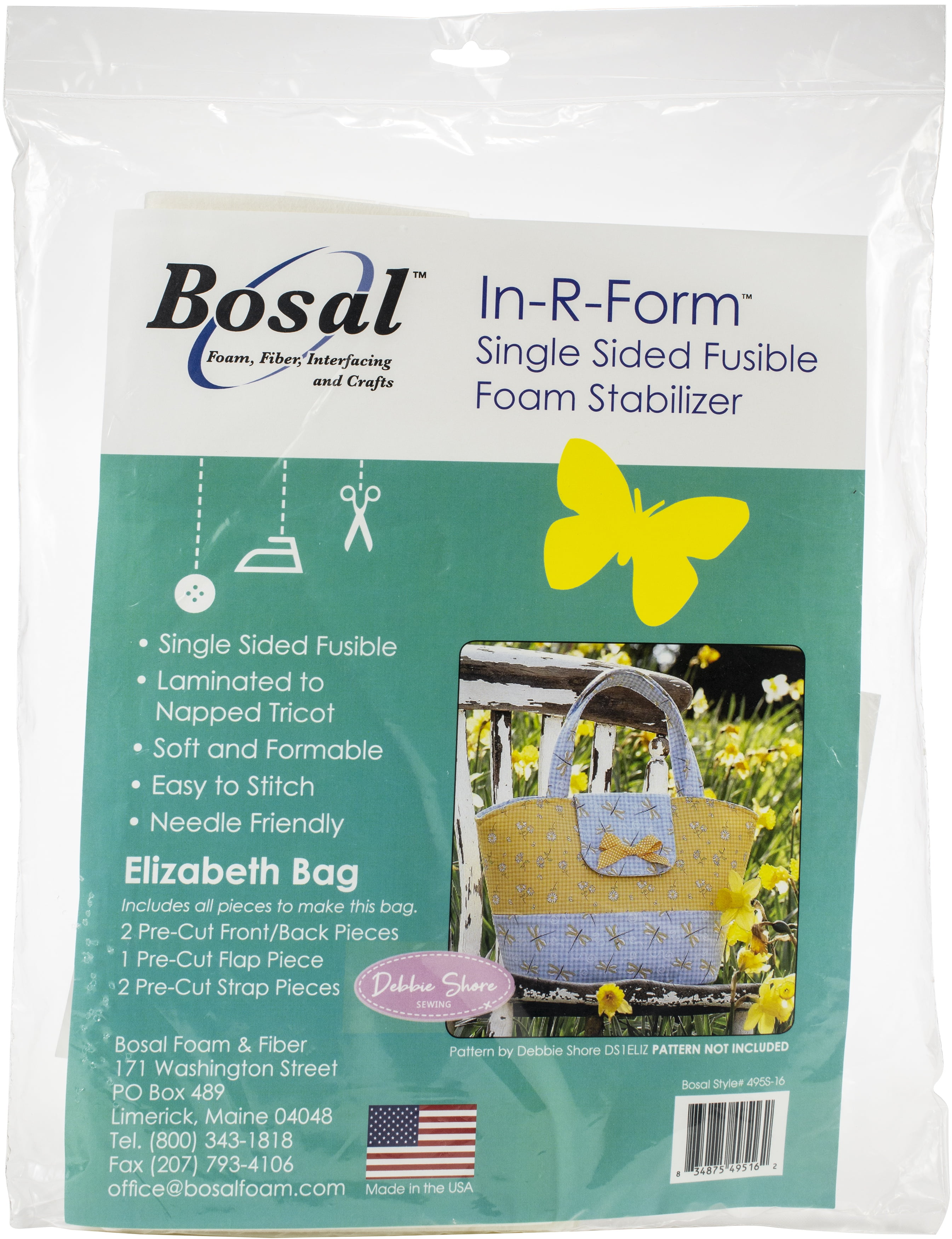 Bosal In-R-Form Unique Fusible Foam Stabilizer-Elizabeth Bag - Walmart.com