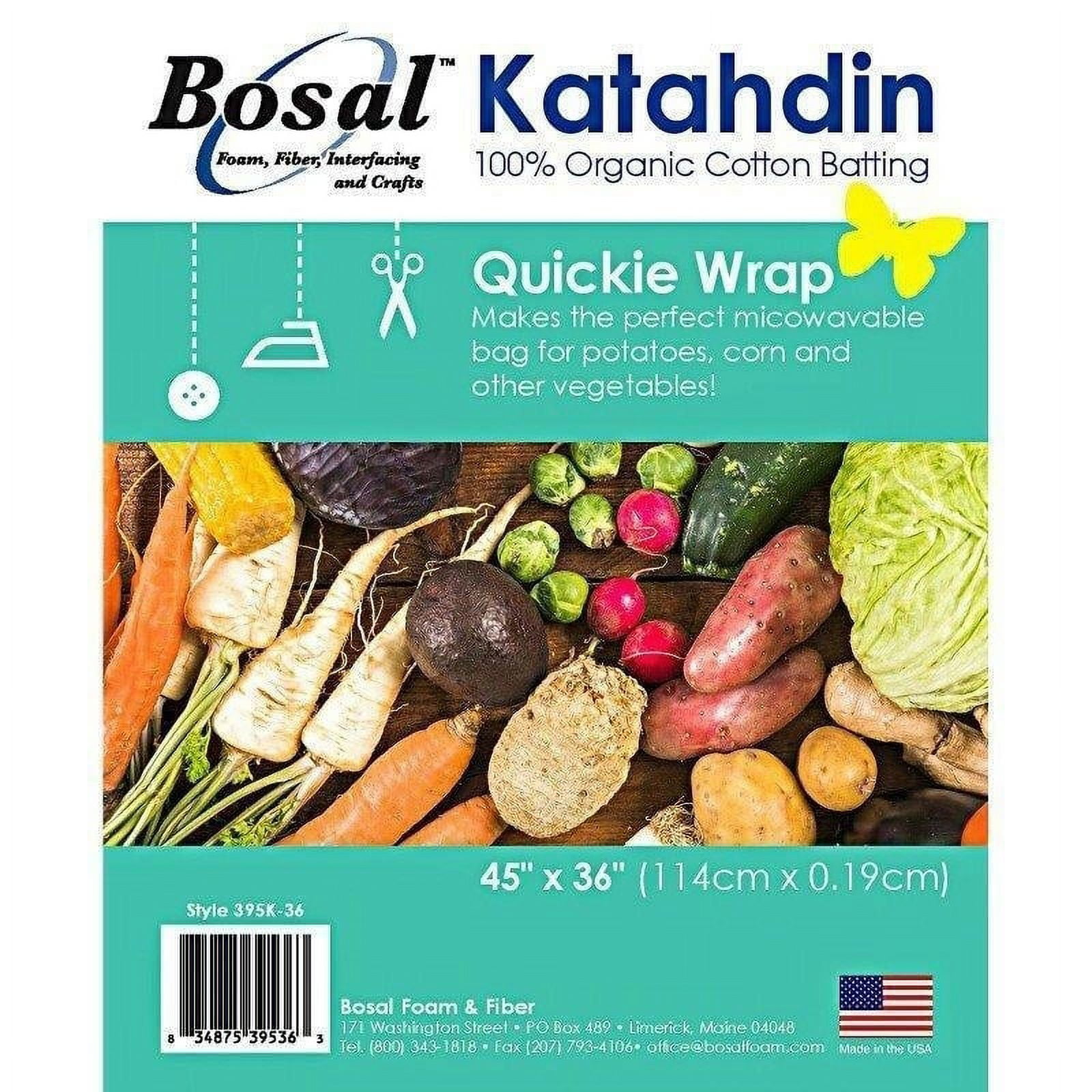 Bosal Katahdin Cotton Batting Quickie Wrap-45"X36" - Walmart.com