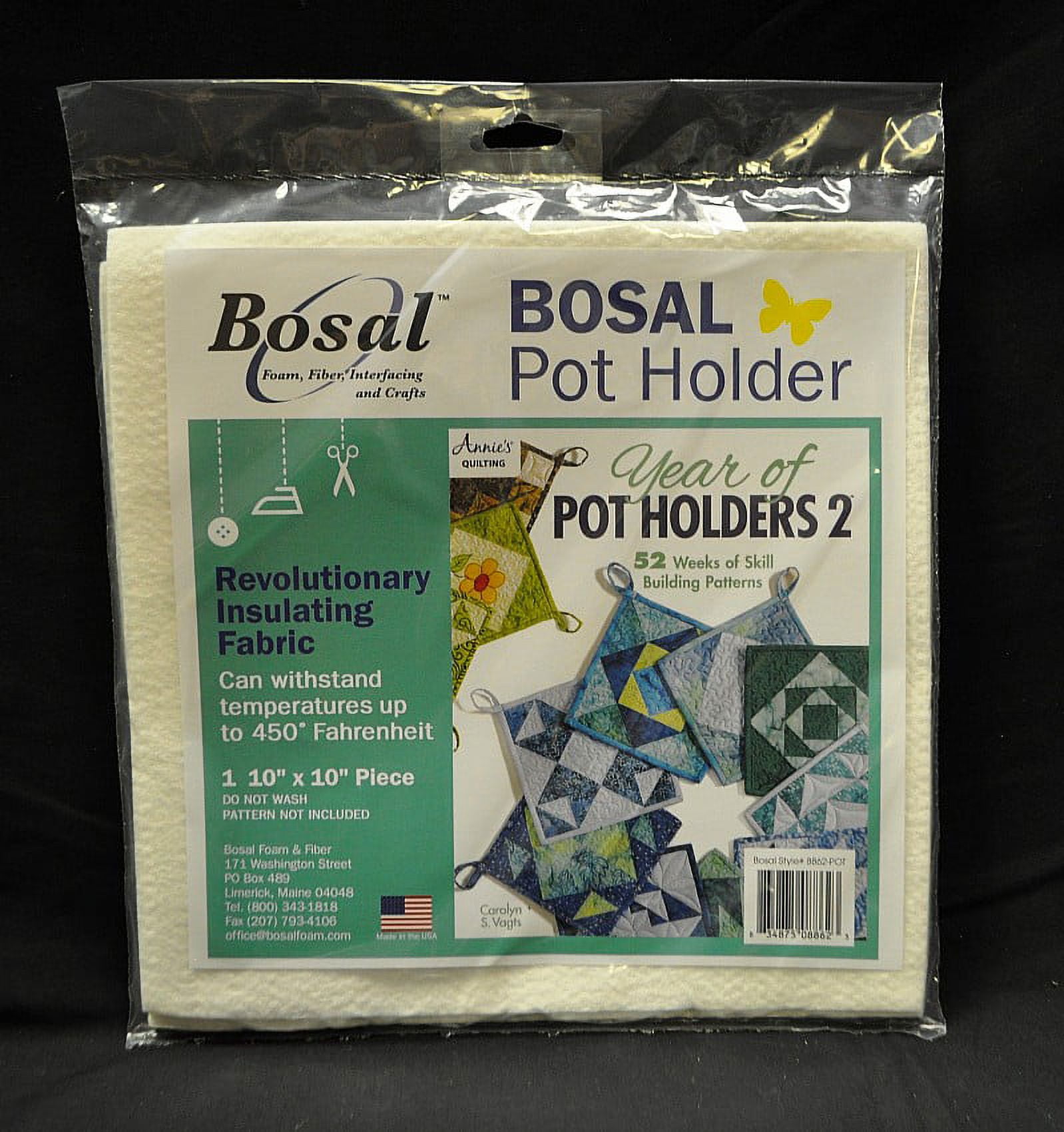 Bosal Revolutionary Insulating Fabric Pot Holder-10"X10" - Walmart.com