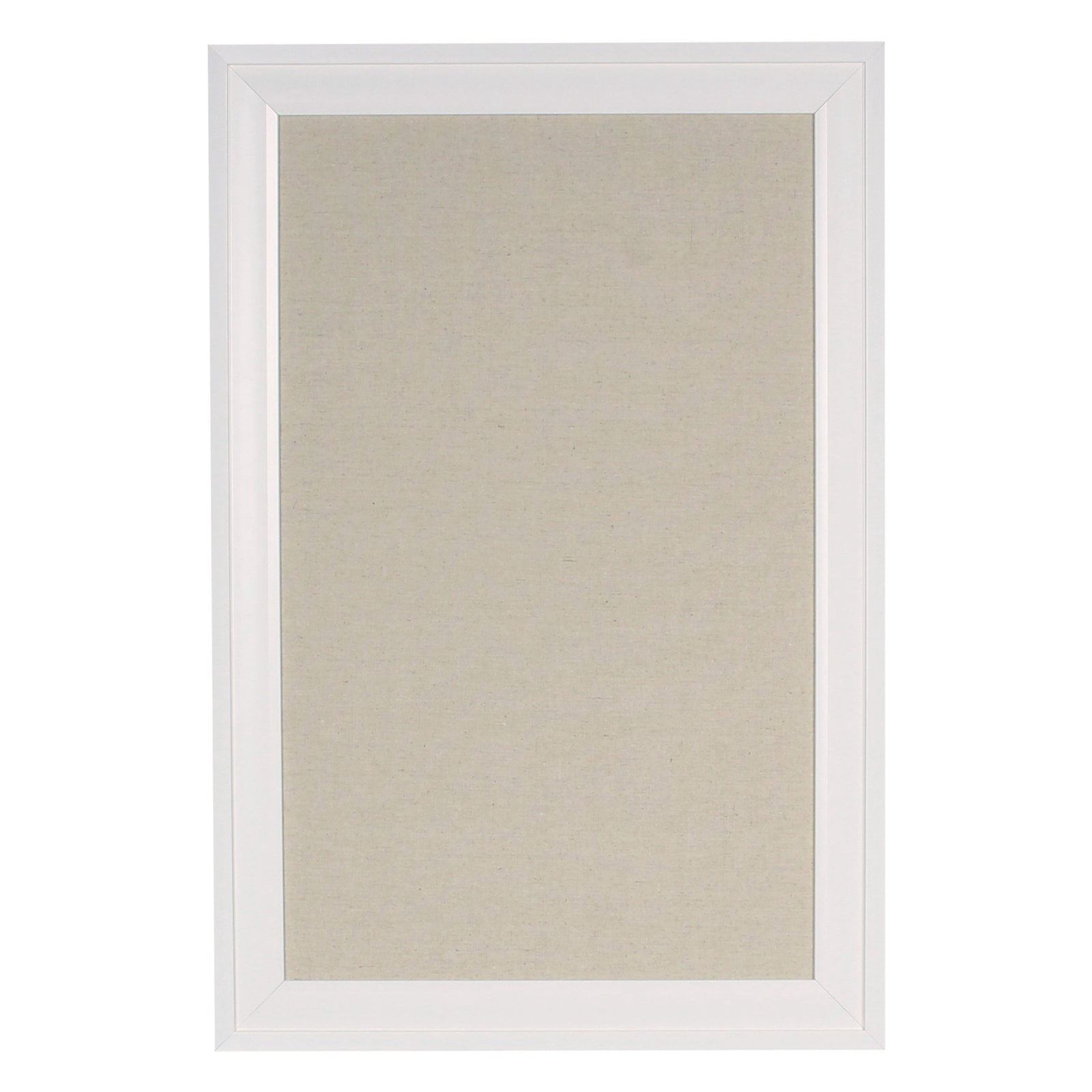 Bosc Linen Fabric Pinboard Wall Organization Board - White - Walmart.com