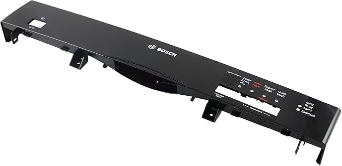 Bosch 00478809 Genuine OEM Control Panel (Black) for Bosch Dishwashers ...