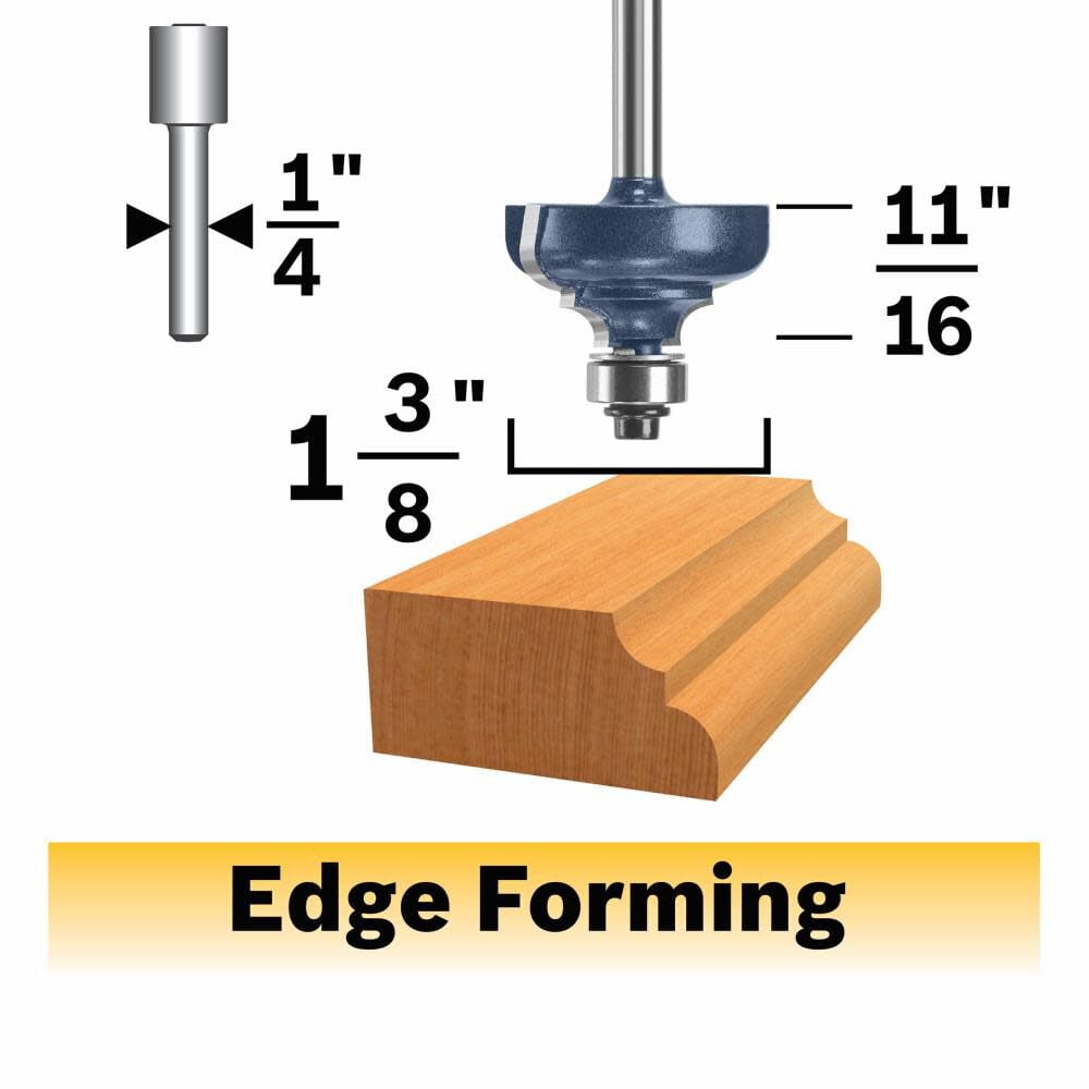 Bosch 1 3/8In X 11/16In Carbide Tipped Cove And Bead Router Bit ...