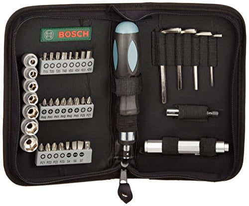 Bosch 2607019506 Screw driving and Socket Set (Multicolor, 38-Pieces ...