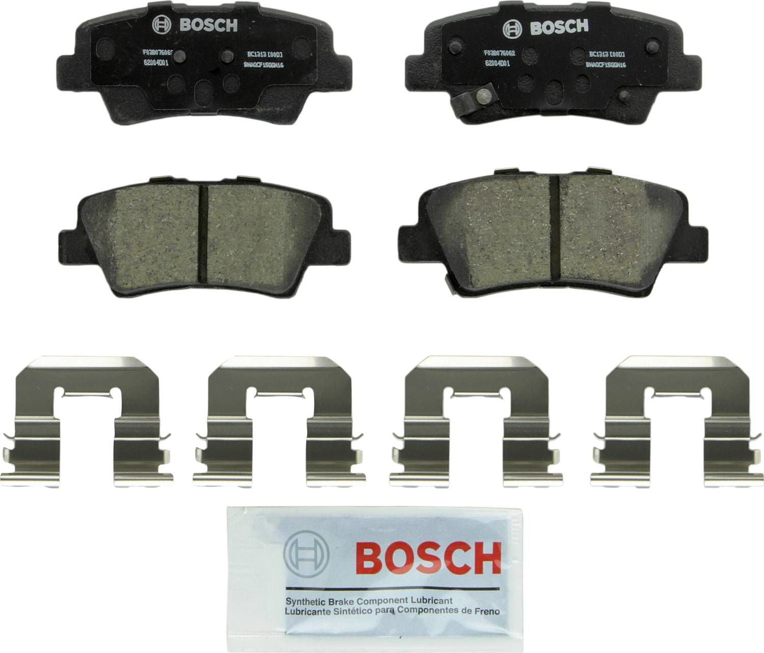 Bosch BC1313 Bosch QuietCast Brake Pad Ceramic Brake Pads - Walmart.com
