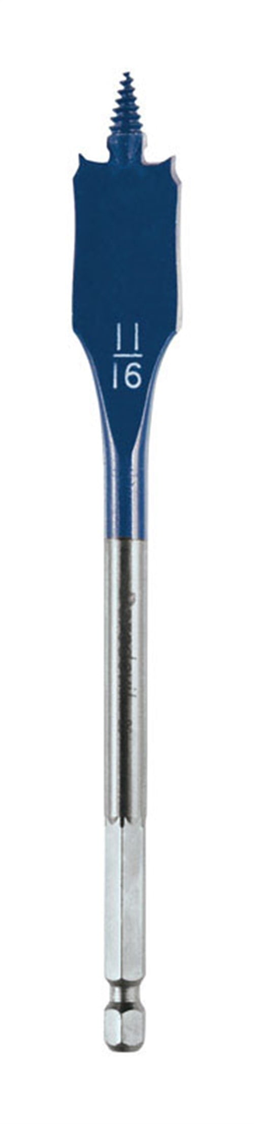 Bosch Daredevil DSB1008 Spade Drill Bit 3 in L Flute Hex Shank 1/4 in ...