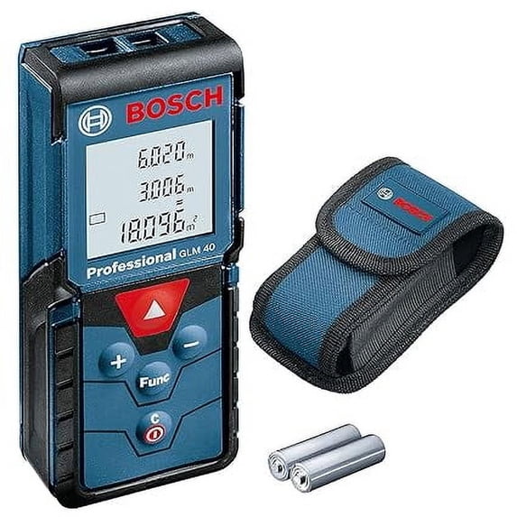 Bosch GLM 40 Professional Digital Laser Measure (Blue) - Walmart.com