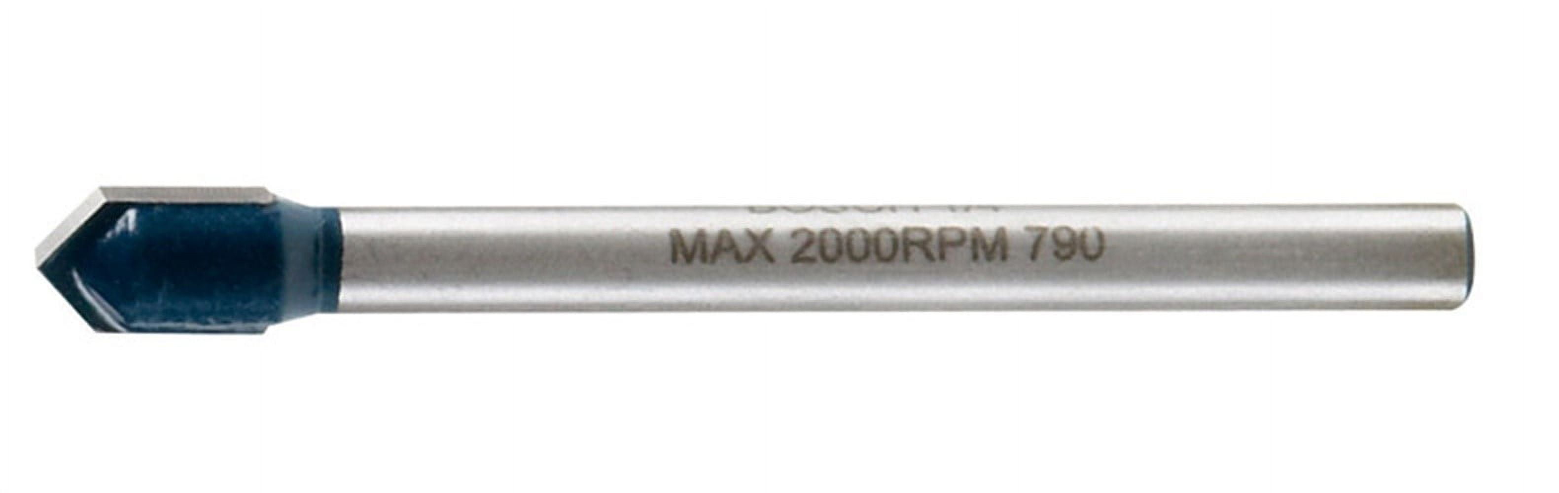 Bosch GT300 1/4inch Carbide Tipped Glass, Ceramic and Tile Drill Bit ...