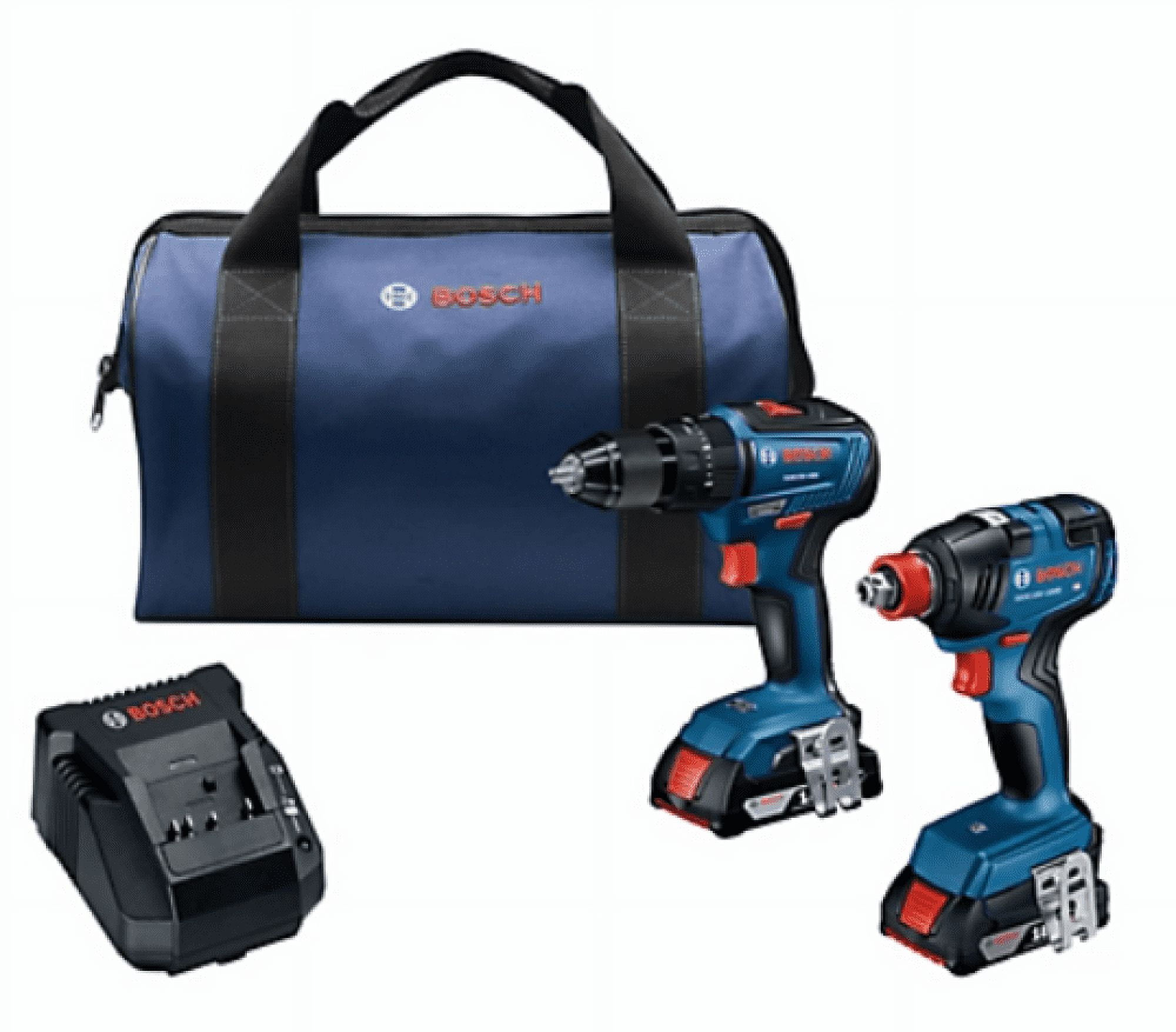 Bosch GXL18V-240B22 Cordless 2-Tool Brushless Combo Kit, Drill and ...