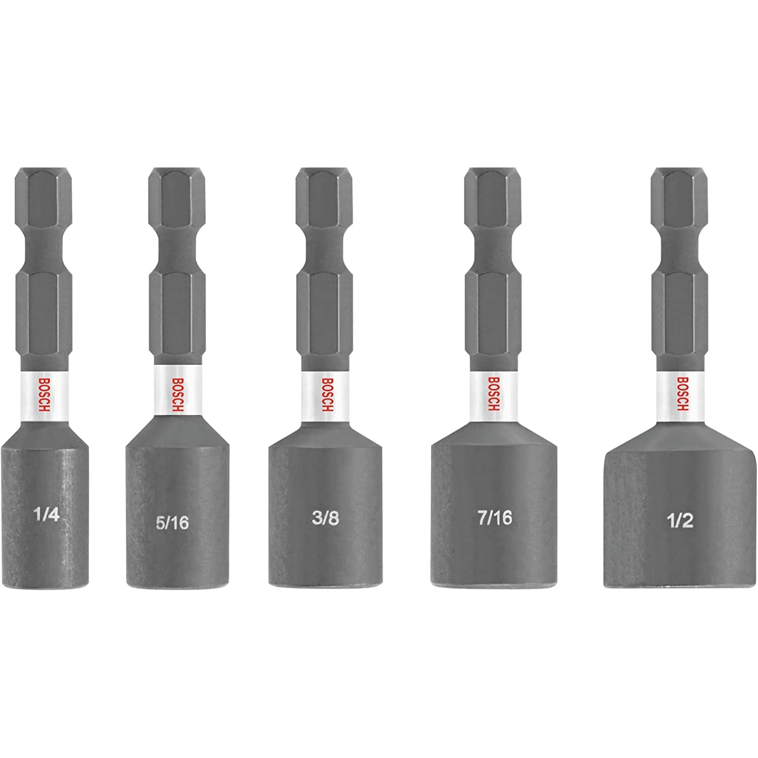 Bosch Genuine 5 pc. Impact Tough 1-7/8" Nutsetter Set - ITNSV105 ...