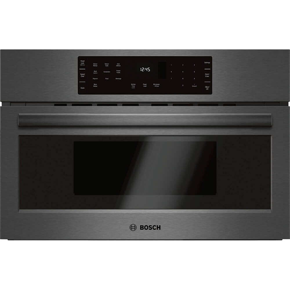Bosch HMC80242UC 1.6 Cu. Ft. Black Stainless Speed Microwave Oven ...