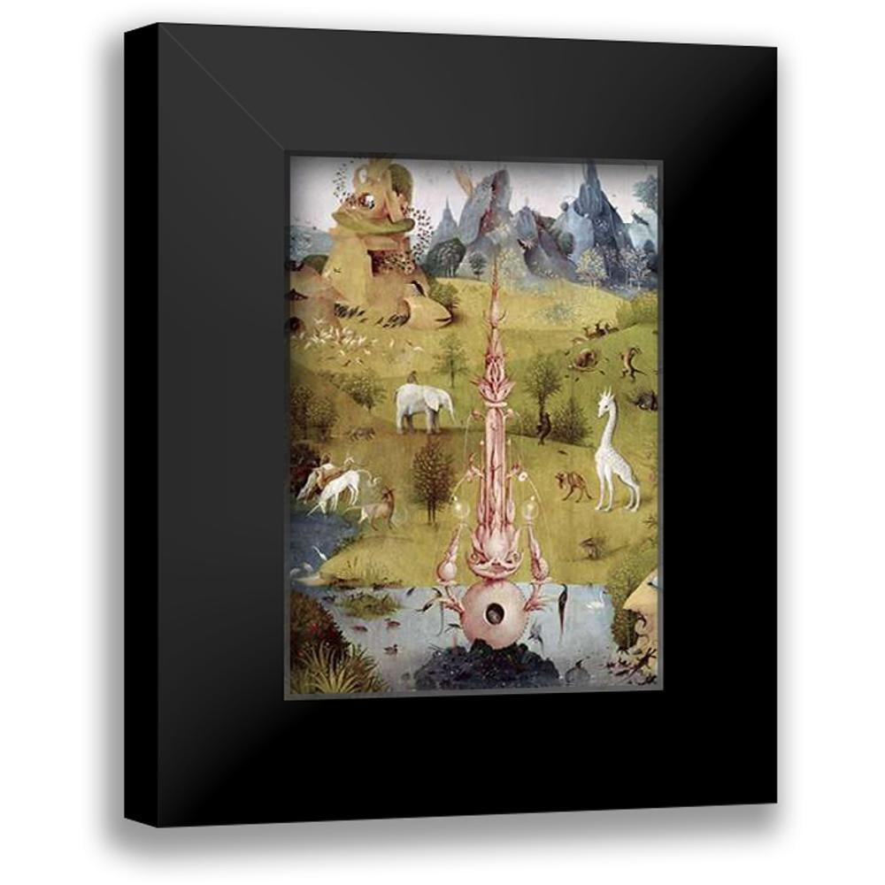 Bosch, Hieronymus 11x14 Black Modern Framed Museum Art Print Titled - Garden of Earthly Delights ...