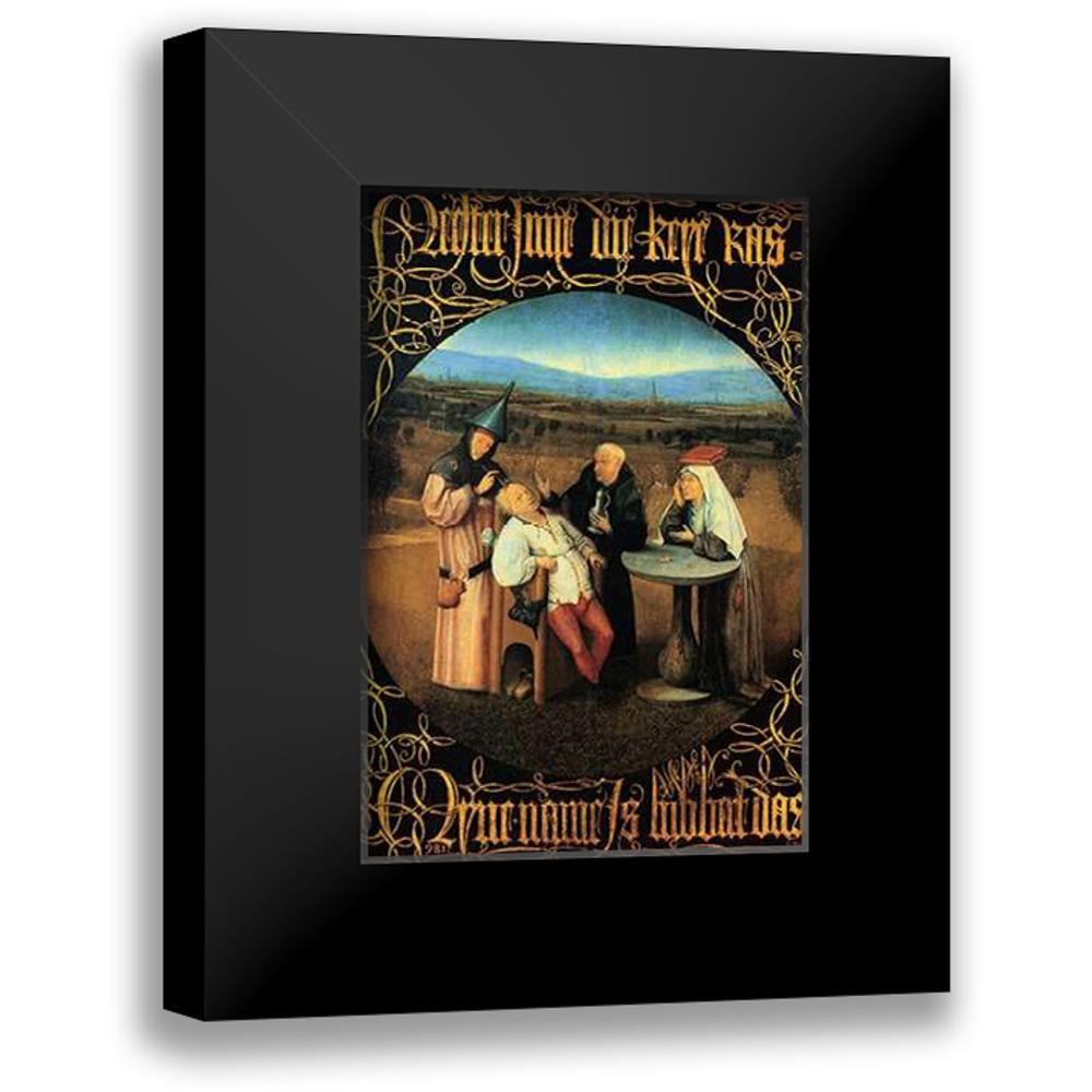 Bosch, Hieronymus 11x14 Black Modern Framed Museum Art Print Titled - The Cure Of Folly ...