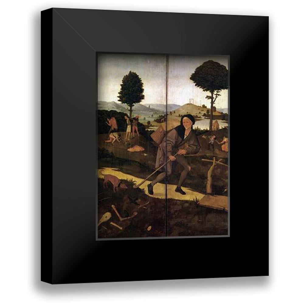 Bosch, Hieronymus 11x14 Black Modern Framed Museum Art Print Titled - The Wayfarer - Walmart.com