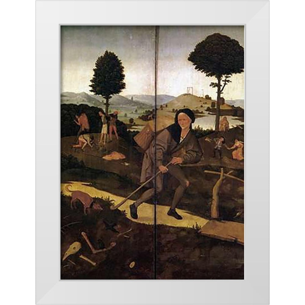 Bosch, Hieronymus 11x14 White Modern Wood Framed Museum Art Print ...