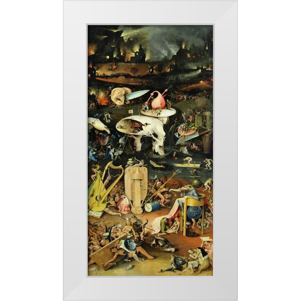 Bosch, Hieronymus 11x18 White Modern Wood Framed Museum Art Print ...