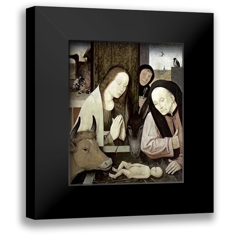 Bosch, Hieronymus 12x14 Black Modern Framed Museum Art Print Titled - Adoration of The Holy ...