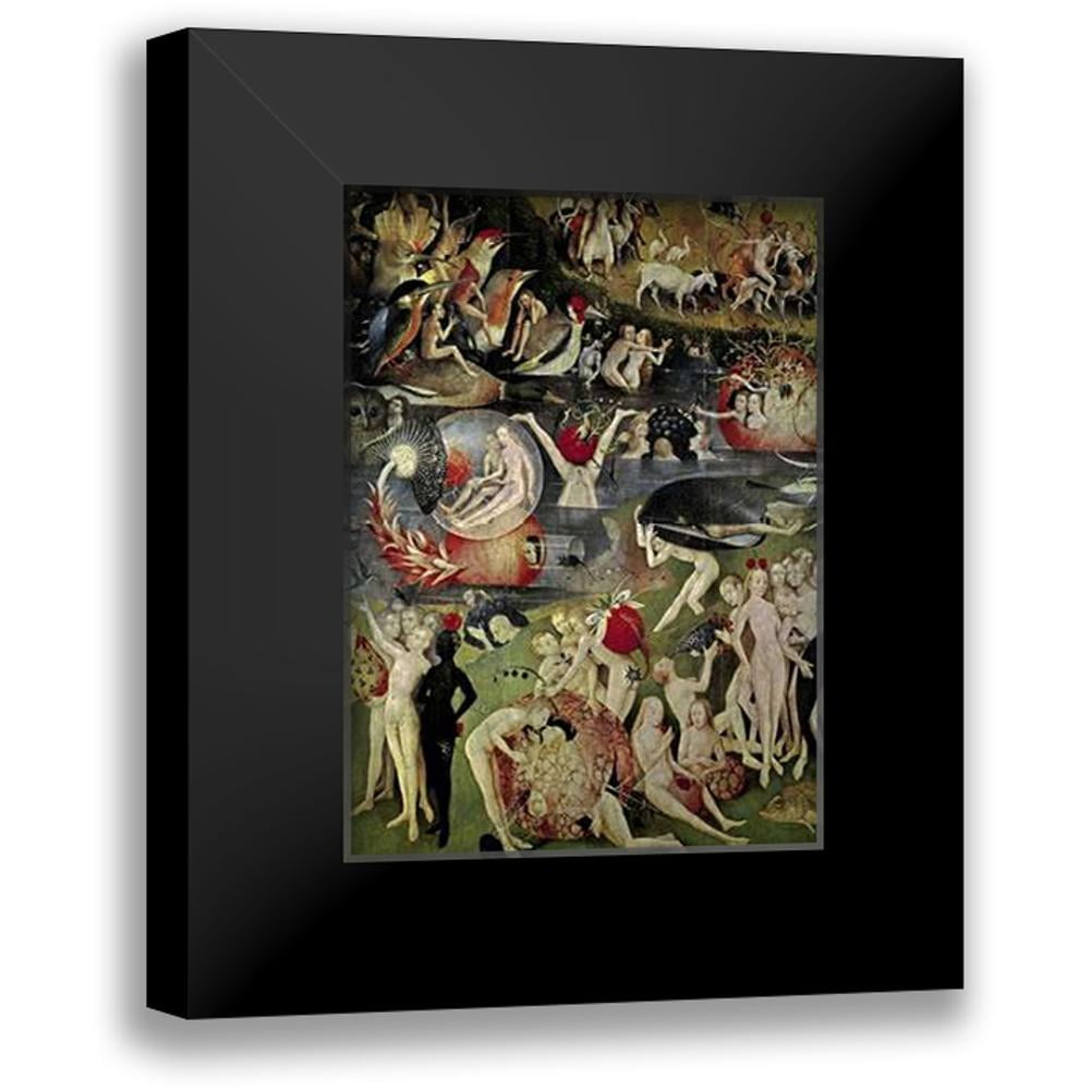 Bosch, Hieronymus 14x18 Black Modern Framed Museum Art Print Titled - The Garden of Earthly ...