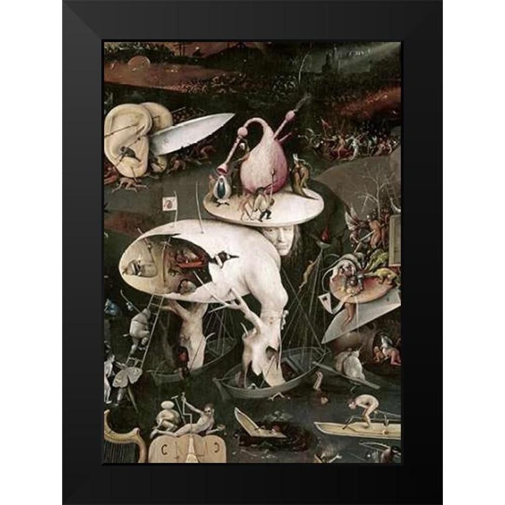 Bosch, Hieronymus 18x24 Black Modern Framed Museum Art Print Titled - Garden of Earthly Delights ...