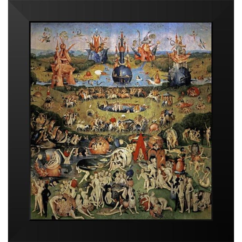 Bosch, Hieronymus 20x21 Black Modern Framed Museum Art Print Titled ...