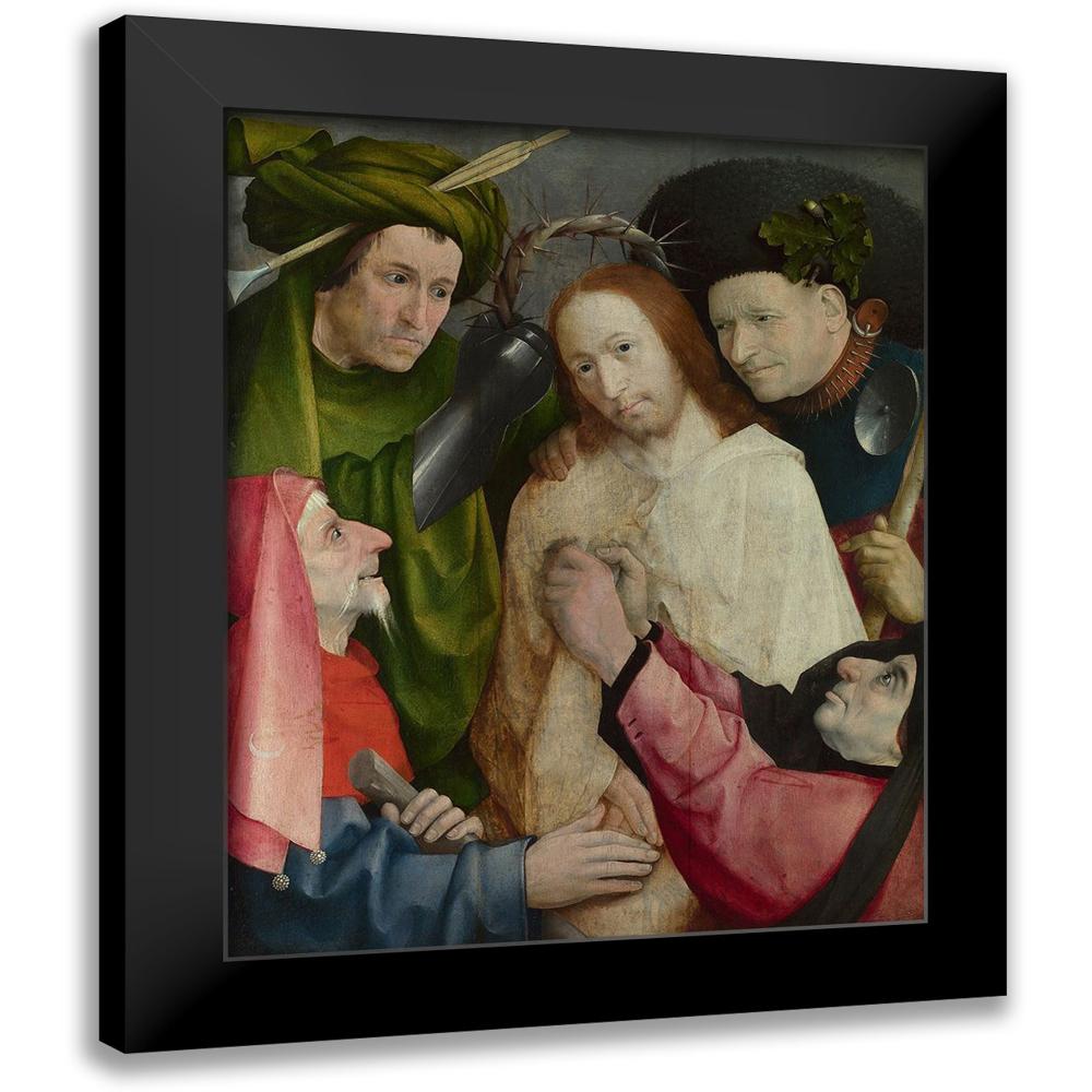Bosch, Hieronymus 20x24 Black Modern Framed Museum Art Print Titled - Christ Crowned with Thorns ...