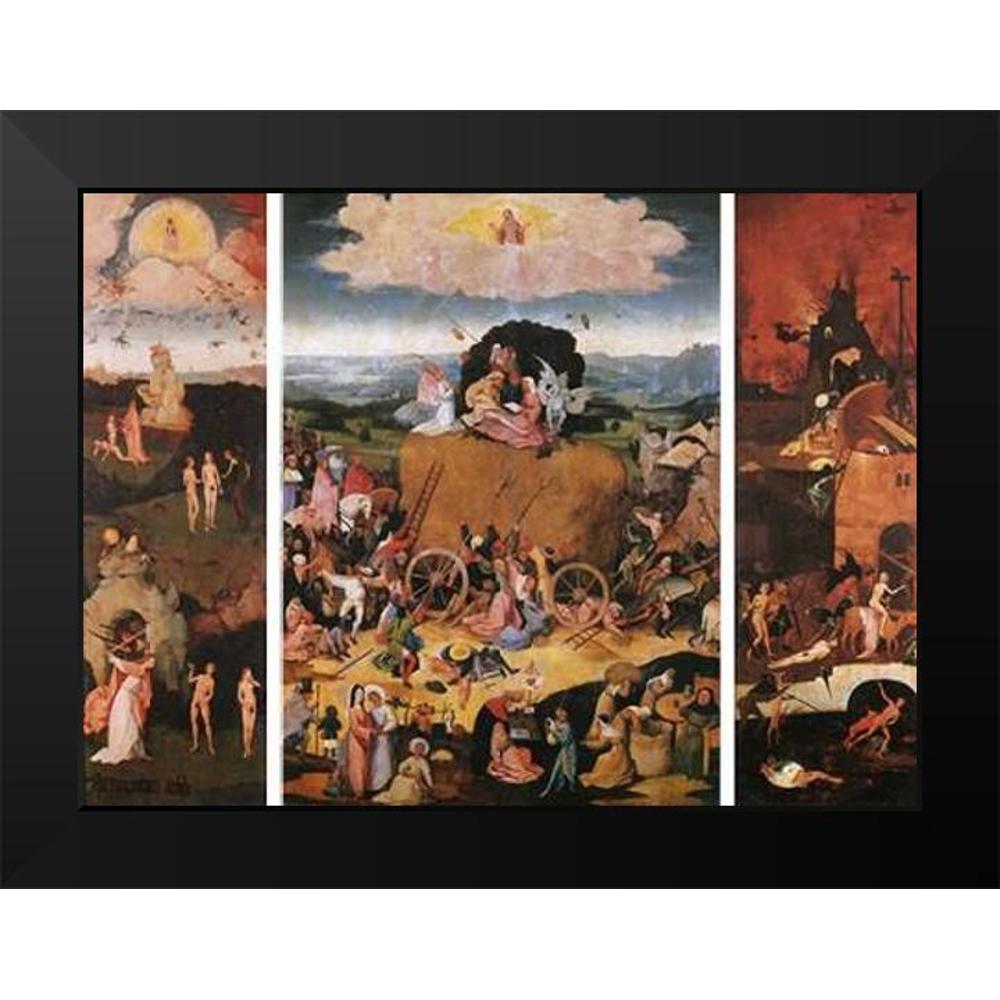 Bosch, Hieronymus 24x19 Black Modern Framed Museum Art Print Titled ...