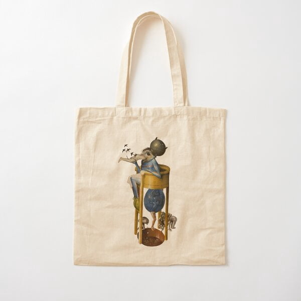 Hieronymus Bosch - Devil On Night Chair Cotton Tote Bag Canvas Tote Bag ...