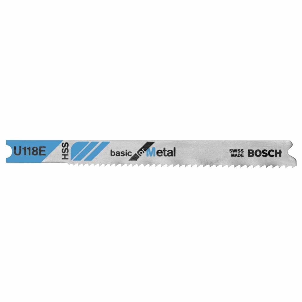 Bosch Jig Saw Blades 5Pc 3 1/8In 14 18P Tpi Basic For Metal U Shank ...