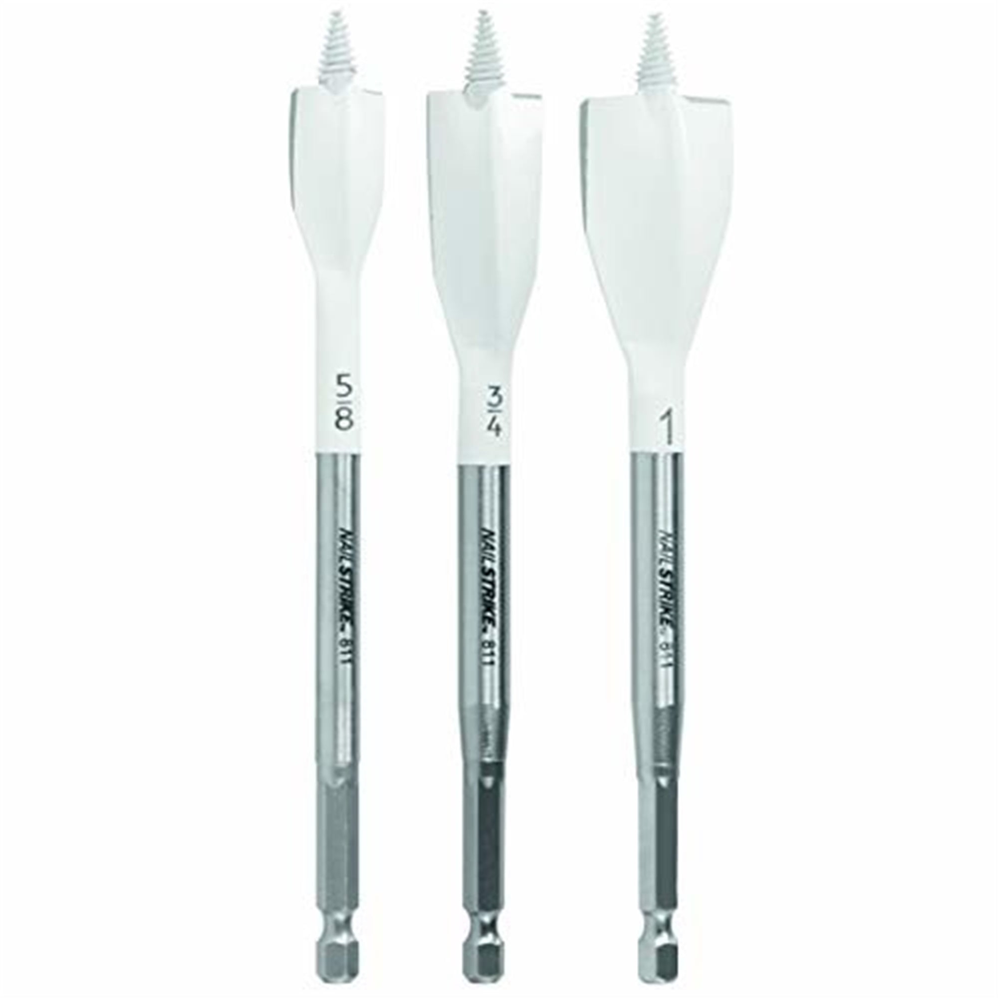 Bosch (#NS5003) 3 pc. Nail Strike Wood-Boring Spade Bit Set - Walmart.com