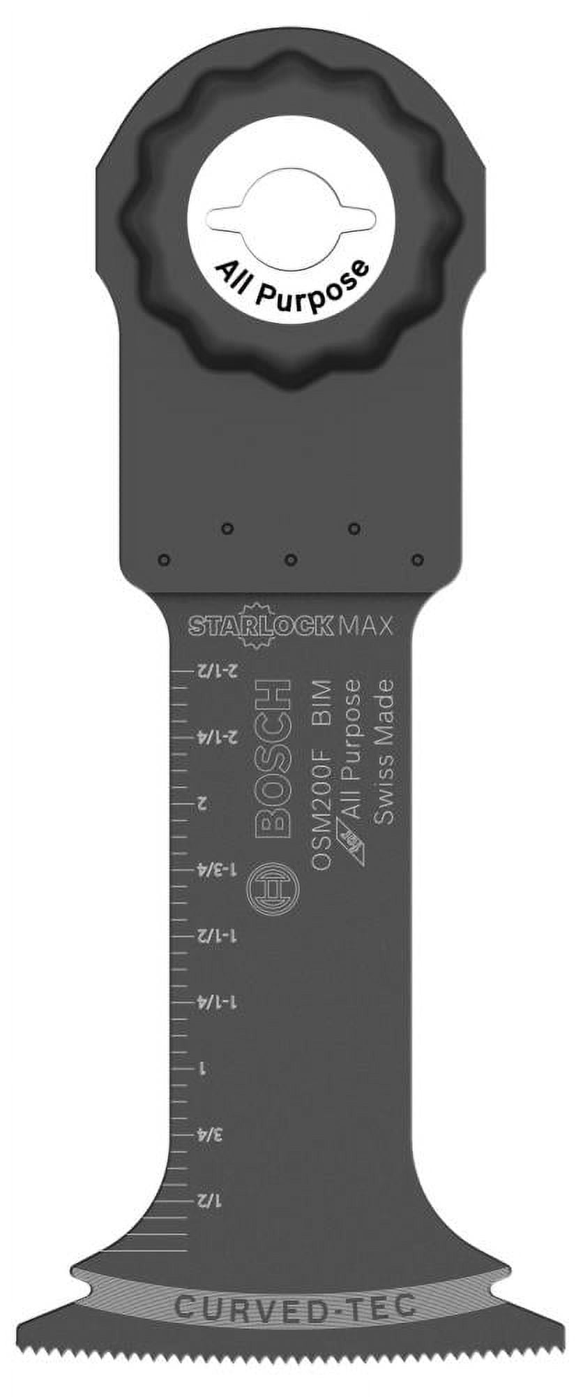 Bosch-OSM200F 2 In. StarlockMax Oscillating Multi Tool Bi-Metal Plunge ...