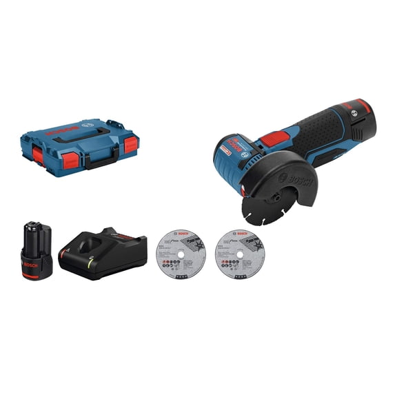 Bosch Professional 12V System GWS 12V-76 cordless angle grinder (three ...